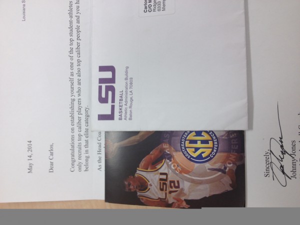8th grade Carlos Sandifer Receives LSU Letter Too : Middle School Elite